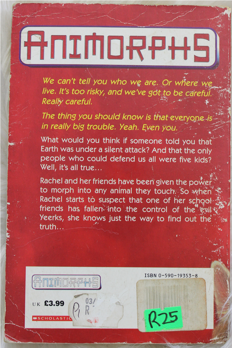 Animorphs, The Visitor - K.A. Applegate – Belle's Books secondhand books